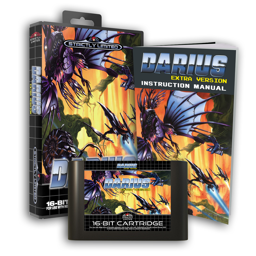 Darius Extra Version (Mega Drive Game) – Strictly Limited Games