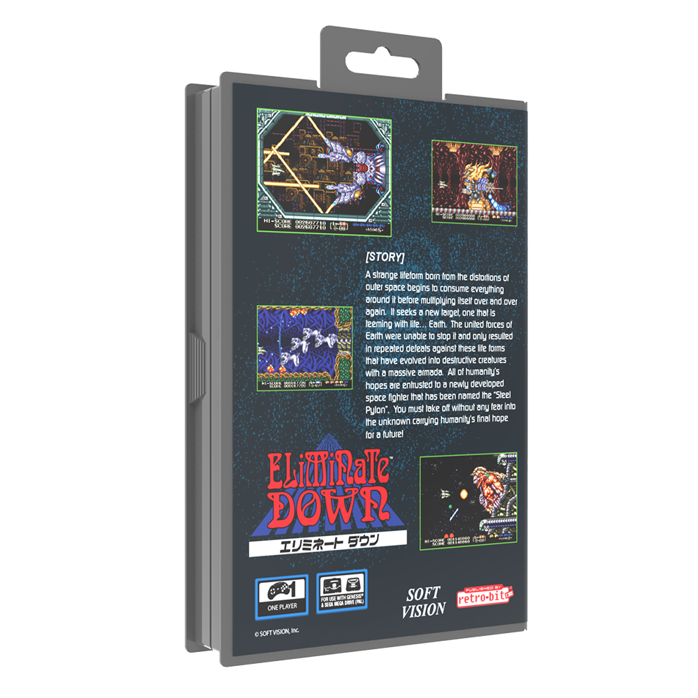 Eliminate Down: Collectors Cartridge (Genesis/Mega Drive) - Limited Ed ...
