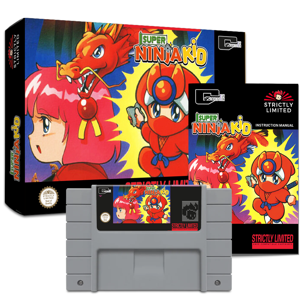 Super Ninja-kid (SNES® NTSC) – Strictly Limited Games