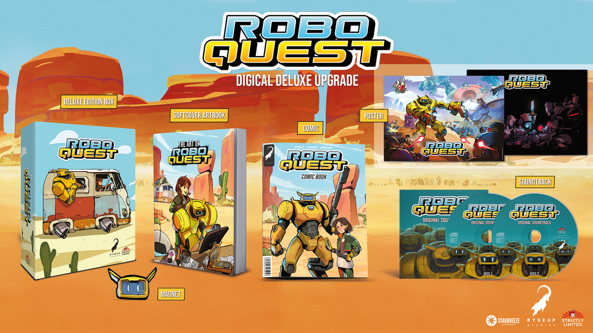 Roboquest - Deluxe Edition (No Game) – Strictly Limited Games