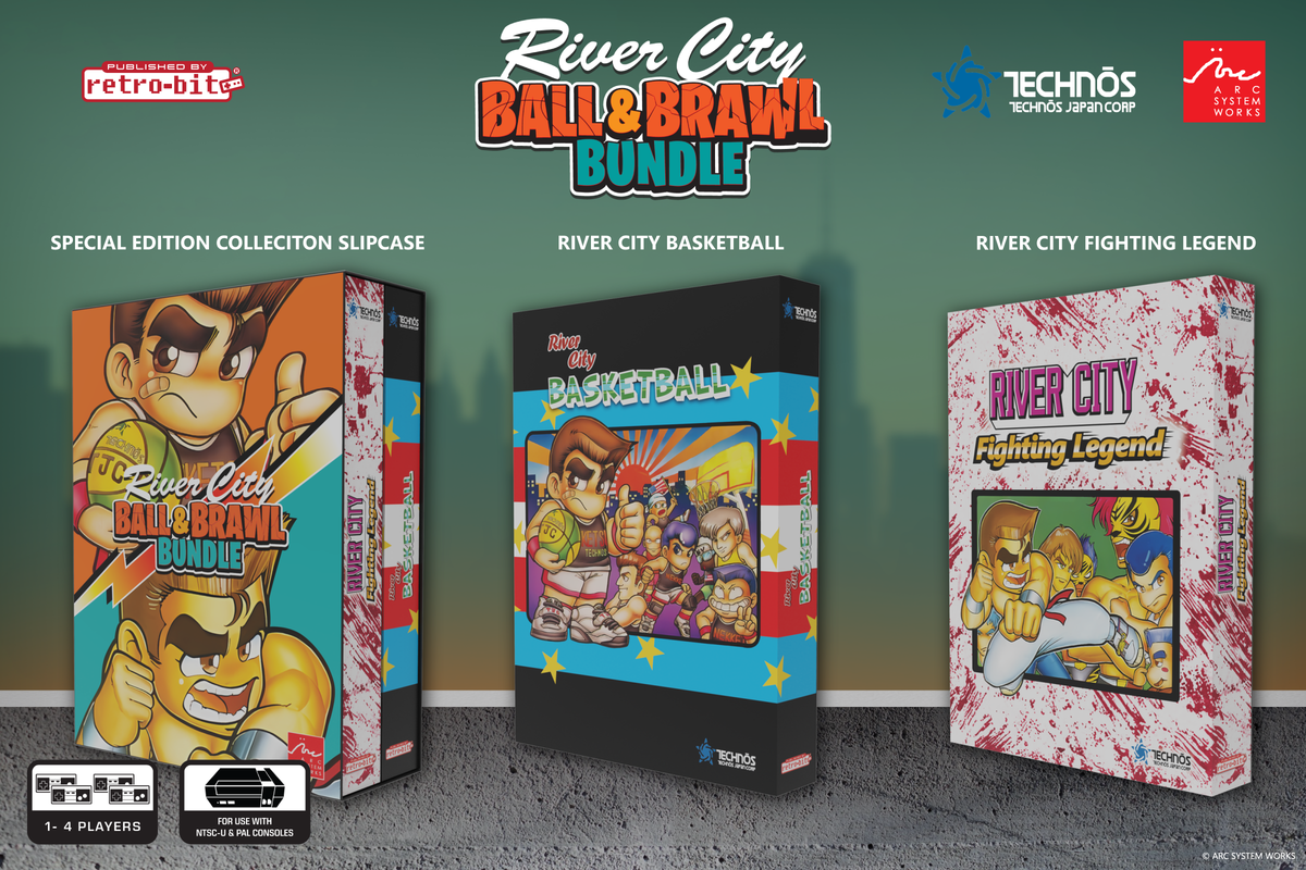 River City Ball & Brawl Bundle (NES) – Strictly Limited Games