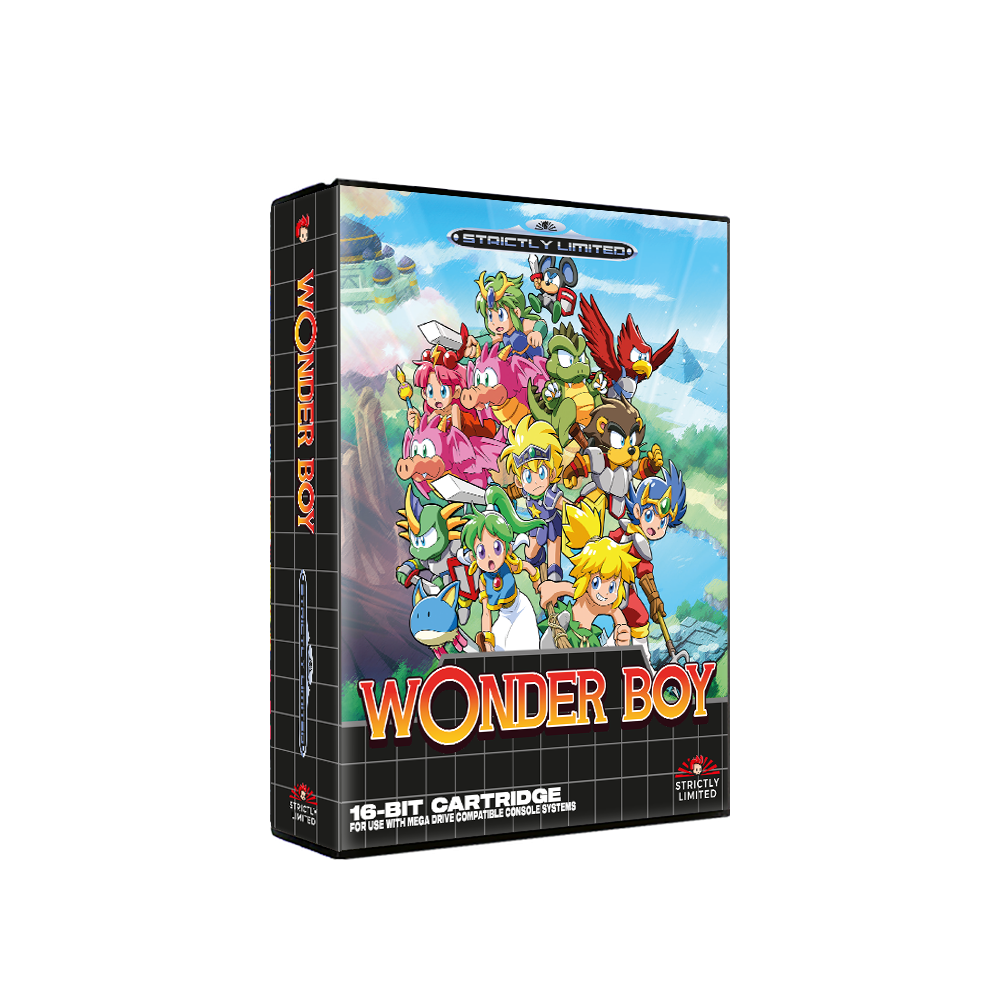 SMD/SG-inspired Wonder Boy Storage Case Outer Box for NSW/PS5/PS4 game ...