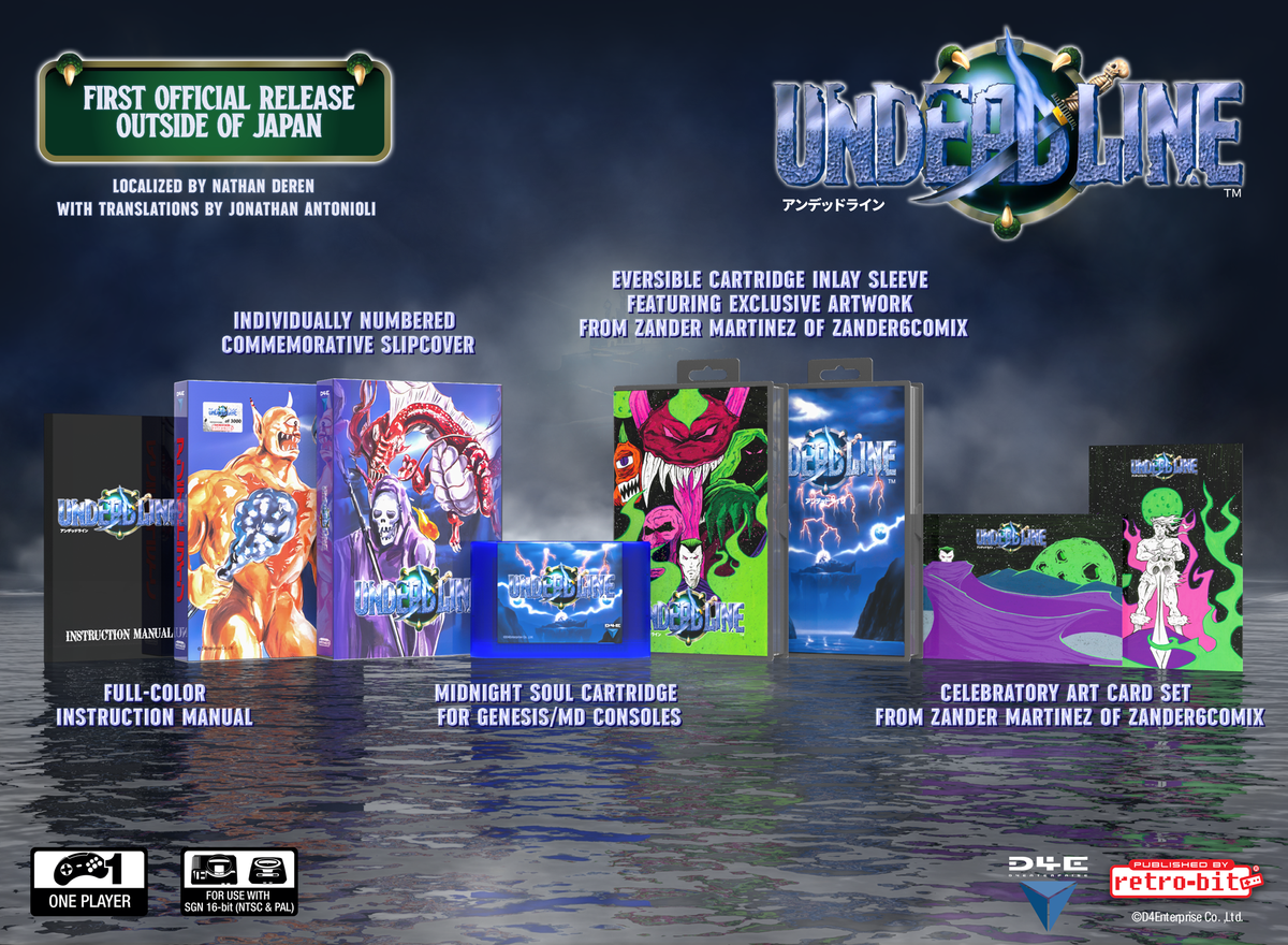 Undeadline Collector's Edition (Genesis/Mega Drive) – Strictly Limited ...