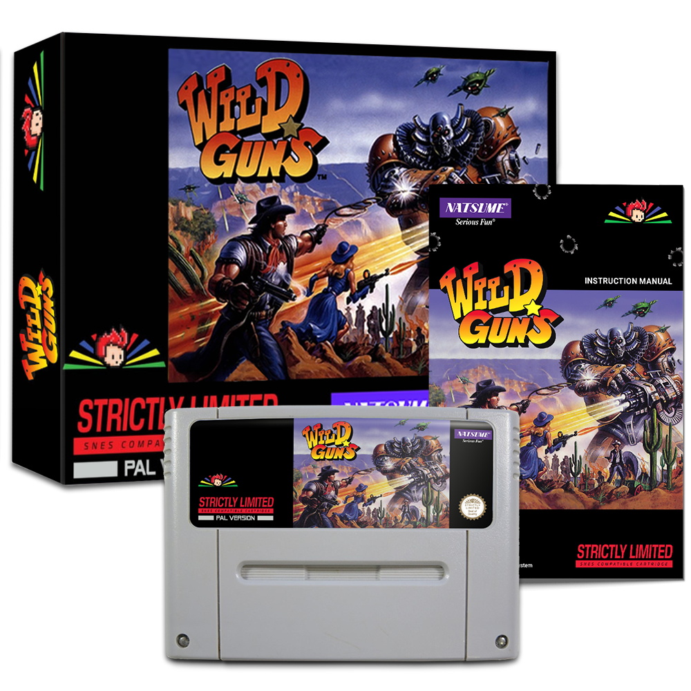 Wild Guns (SNES PAL) – Strictly Limited Games