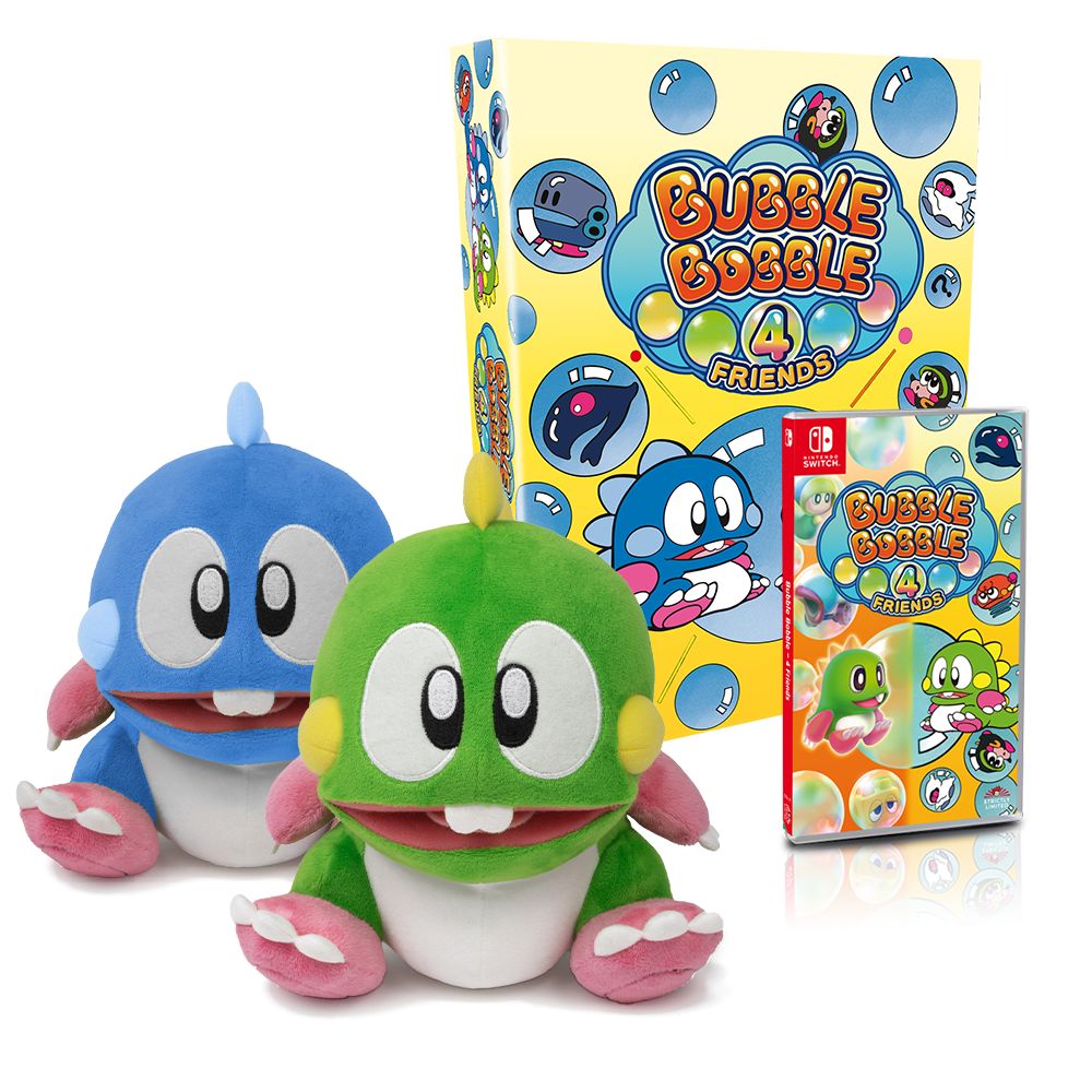 Bubble Bobble 4 Friends Collector's Edition Plushie Bundle (Nintendo S ...